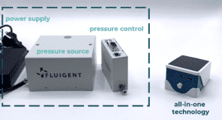 Microfluidic micropump pressure/flow supply & control - Fluigent