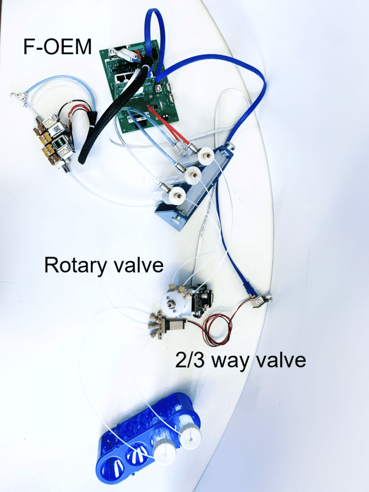 Pressure Controller Valve Automation for Microfluidic Applications